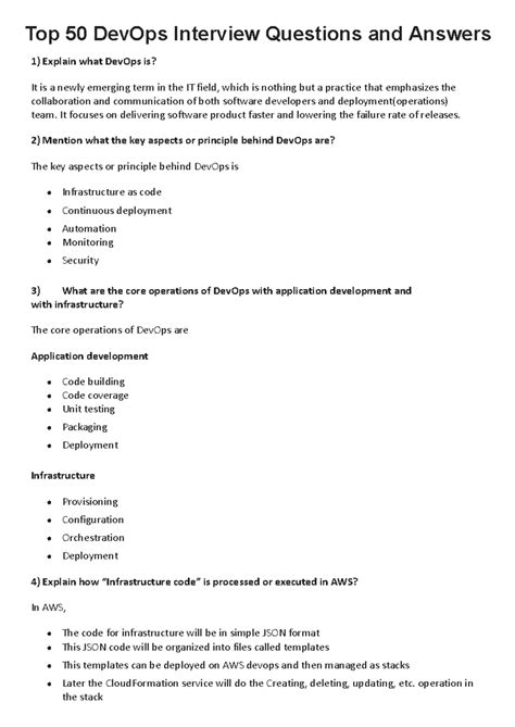 Dev Ops 6 Devops 1 Explain What Devops Is It Is A Newly Emerging Term In The It Field