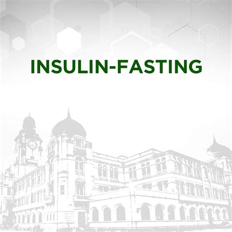 Insulin−fasting Test Kmc Labs