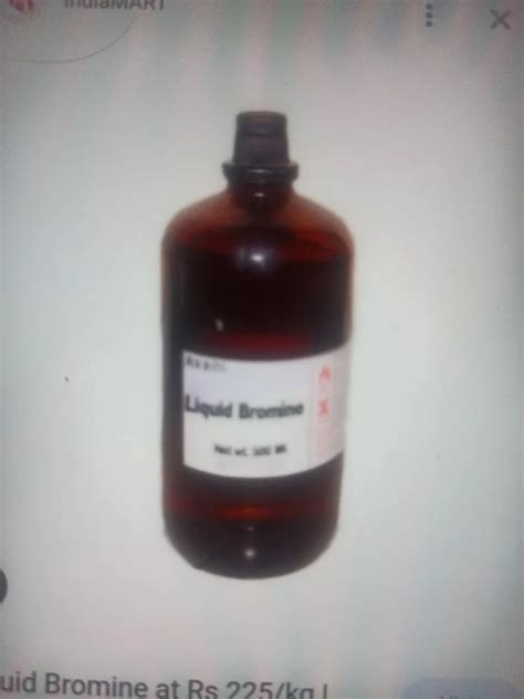 Liquid Bromine At ₹ 500 Kg Liquid Bromine In Vapi Id 2850436853812