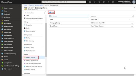 Creating And Configuring A Backup Policy With Azure Portal A Cloud Xpert