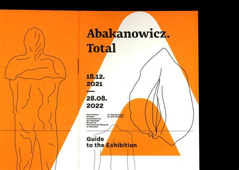 Abakanowicz Total Exhibition Guide Fonts In Use