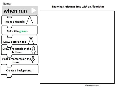 Christmas Coding Drawing A Tree Based On An Algorithm Jdaniel4s Mom Coding Lessons Coding