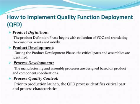 Quality Function Deployment Ppt Free Download Quality Function Deployment Ppt Free Download