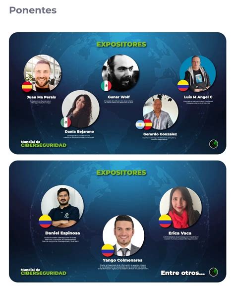 ¡me Complace Anunciar Que Seré Ponente En El Mundial De Ciberseguridad