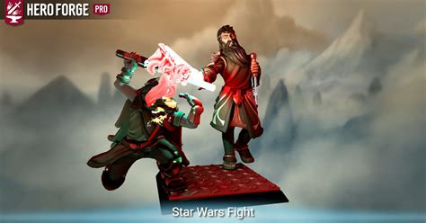 Star Wars Fight Made With Hero Forge