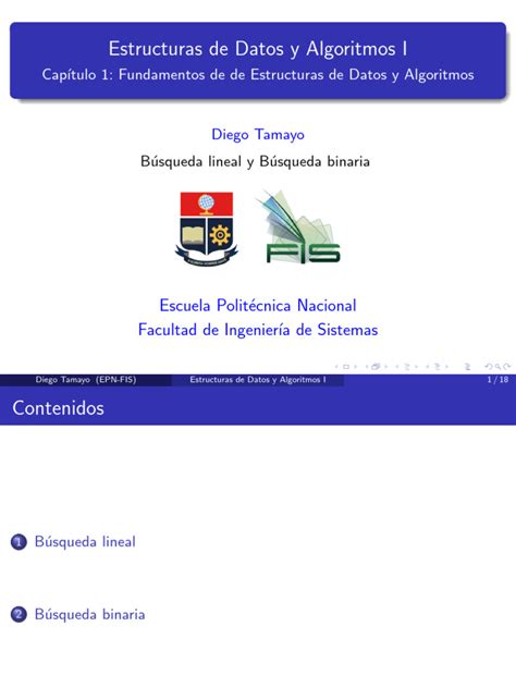 4clase De Estructuras De Datos Y Algoritmos I Capítulo 1