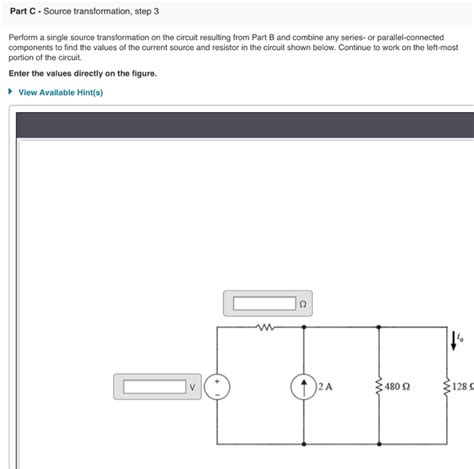 Solved Part C Source Transformation Step 3 Perform A Single