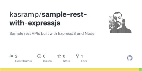 Github Kasrampsample Rest With Expressjs Sample Rest Apis Built