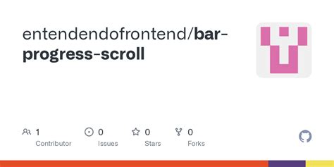 Github Entendendofrontendbar Progress Scroll