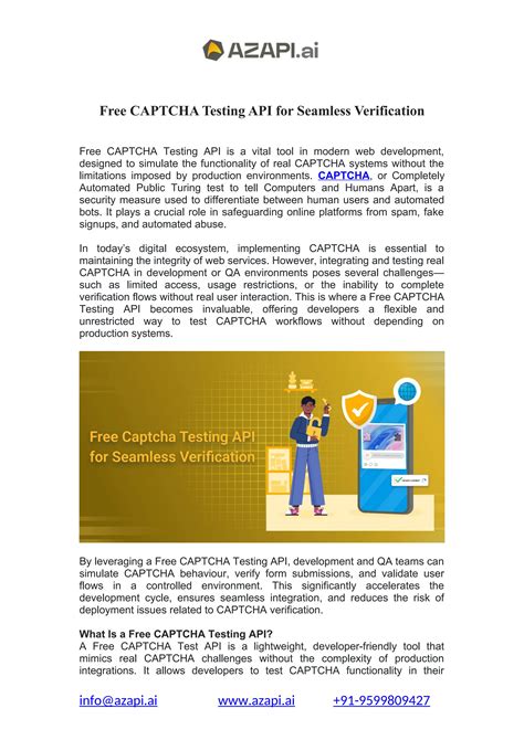 Free Captcha Testing Api For Seamless Verificationdocx