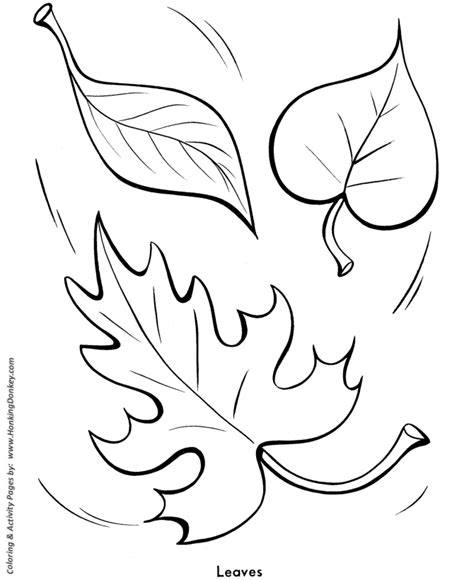 Easy Shapes Coloring Pages Free Printable Fall Leaves Easy Coloring