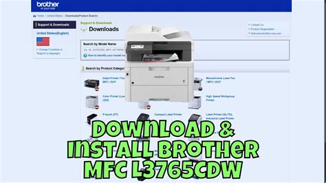 How To Download And Install Brother Mfc L3765cdw Printer Driver In Windows 10 11 Youtube