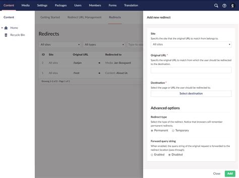 Skybrud Redirects Our Umbraco