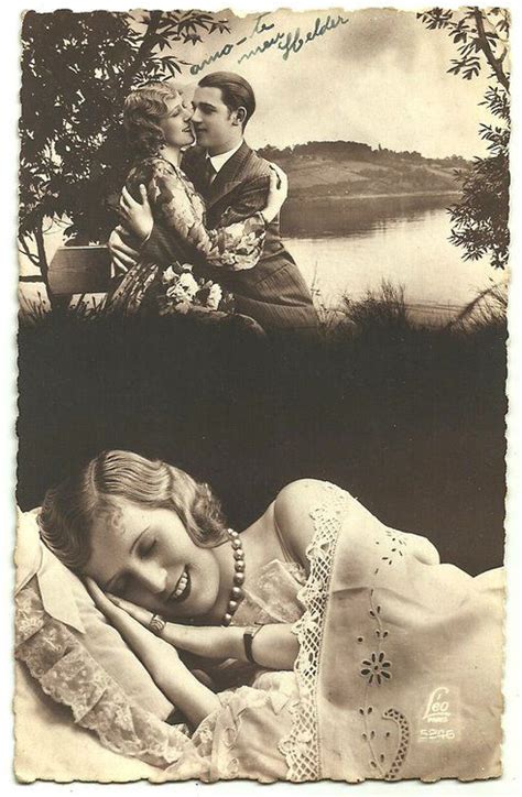 Sweet Dreams Postcard Vintage Postcards Vintage Couples
