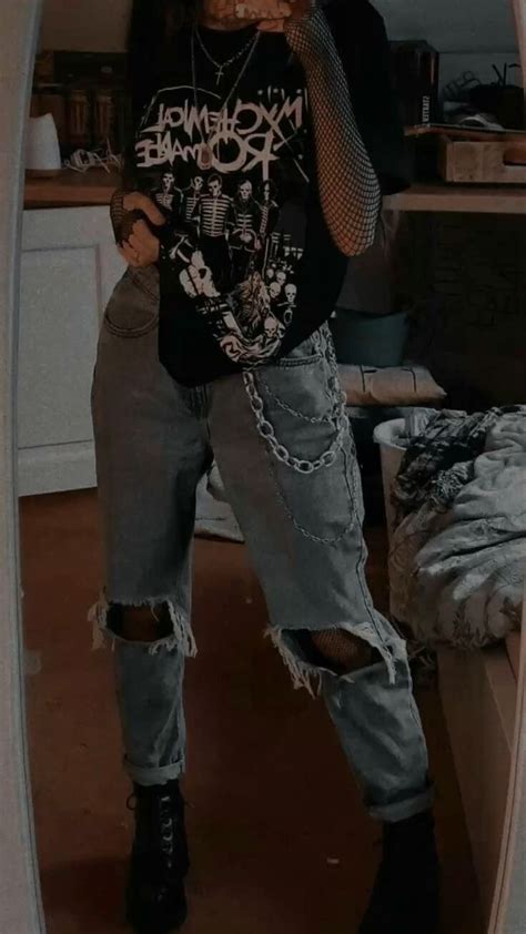 Grunge Outfits Black Outfits Fashion Emogothic Fashion Mode