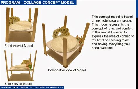 ARCH3610F13CINDYALONZO CONCEPT DEVELOPMENT MODEL