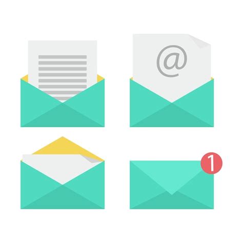 Premium Vector Mail Message Postal Envelope