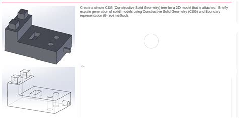 create a simple csg constructive solid geometry