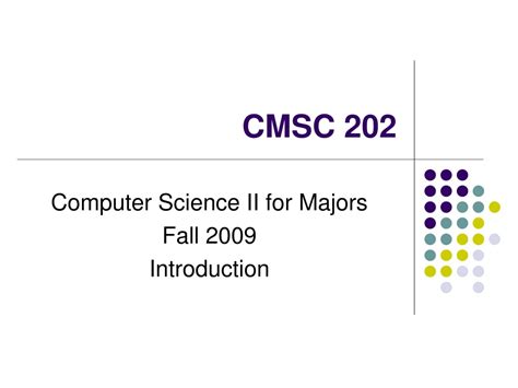 Ppt Cmsc 202 Introduction To Object Oriented Programming In Java Powerpoint Presentation Id