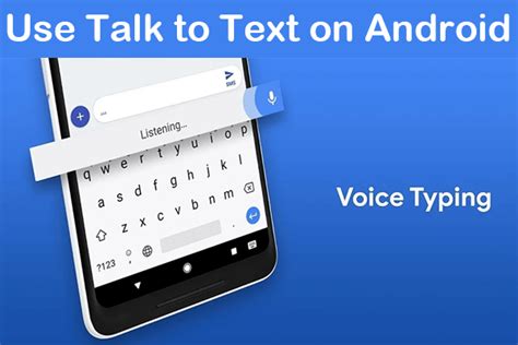 How To Talk To Text On Android