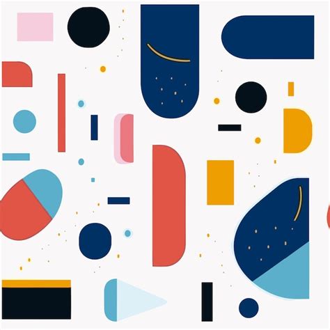 Premium Vector Seamless Colorful Abstract Pattern