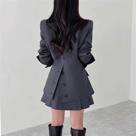 자체제작 투피스set 테일러 쓰리포켓 뒷트임 하프 자켓 투피스세트투피스하프자켓뒷트임자켓뒷트임하프자켓하객룩루즈핏자켓남친핏자켓와이드자켓소매트임자켓트임