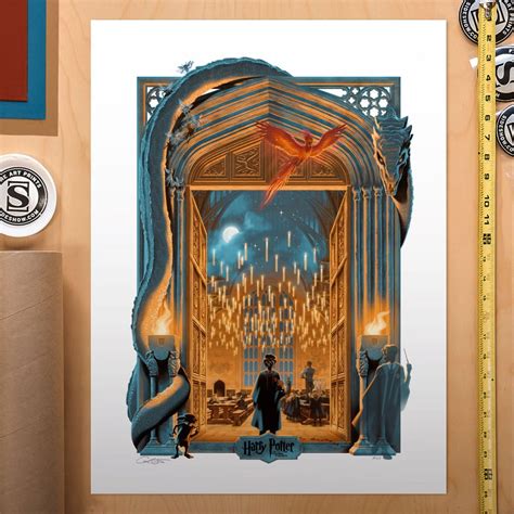 Harry Potter Art Print Harry Potter And The Chamber Of Secrets 46 X 61