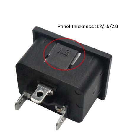 Ac Inlet Power Socket Iec En60320 C20 Male Electrical Socket 16a 20a