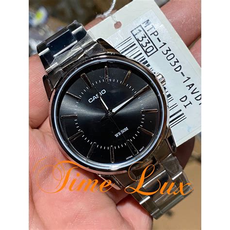 Casio Mtp 1303d 1a Mens Silver Shopee Philippines