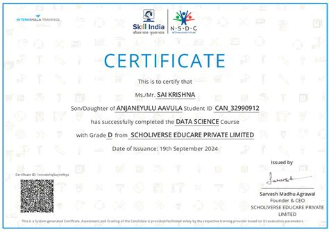 sai krishna on linkedin datascience continuouslearning nsdc internshala professionalgrowth…
