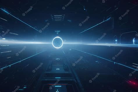 Premium Photo Futuristic Abstract T Of Sci Fi Modern User Interface 3d Rendering Raster