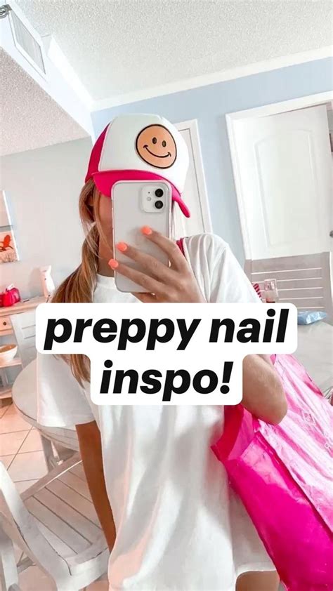 Preppy Nail Inspo In 2022 Stylish Nails French Nails Short Nails