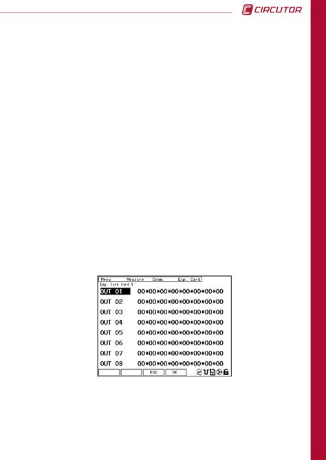 Digital Outputs Configuration CIRCUTOR CVMk Series User Manual Page