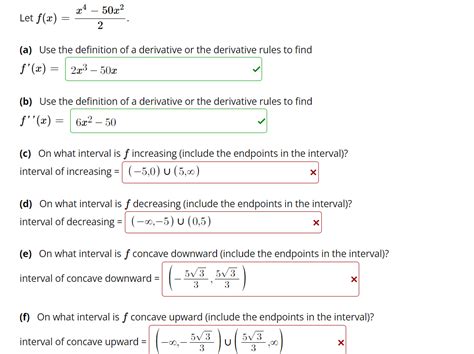 solved please help me with part c d e and f with a step