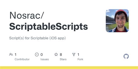 GitHub Nosrac ScriptableScripts Script S For Scriptable IOS App