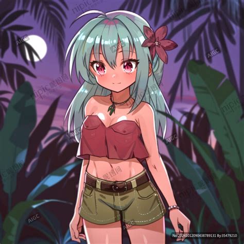 Ai创作图西瓜拟人 草立绘 动漫女孩插画 植物拟人 卡通动漫少女 漫画女孩插画 动漫女孩素材插画 板绘插画插图 动漫卡通少女 日韩厚涂插画 动漫插画 动漫人物设计 日系平涂 动画插画 日韩厚涂