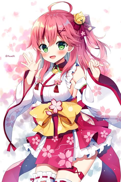 Sakura Miko Hololive Drawn By Mauve Danbooru