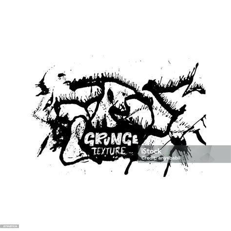 잉크 벡터 브러시 스트로크와 벡터 일러스트입니다 그런 지 손으로 그려진 수채화 질감 텍스트를 위한 공간입니다 0명에 대한 스톡