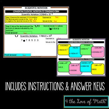 Scientific Notation Lesson For Google Slides Distance Learning TpT