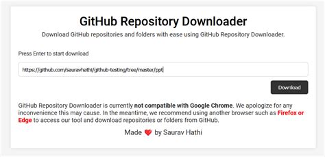 Github Sauravhathigithub Repository Downloader Github Repository