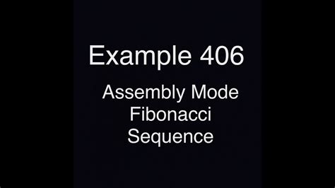 Microbit Example 406 Bare Wire Computer Assembly Mode Fibonacci