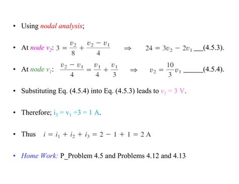 Circuit Theorems Linear Circuit Analysis Pdf Computer Networking Computing