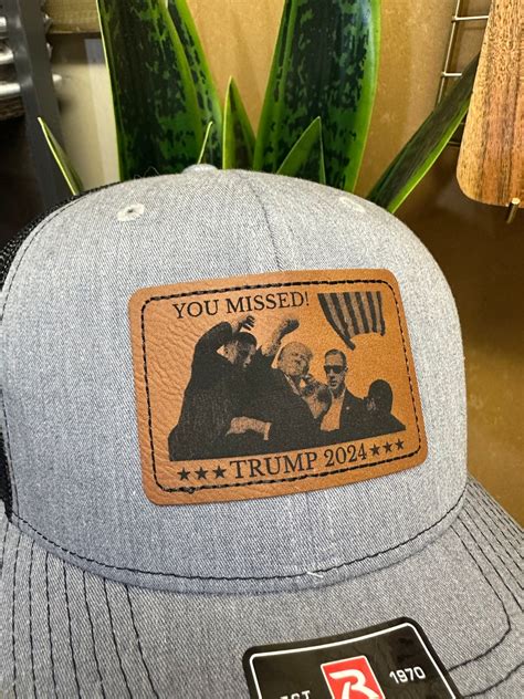 You Missed Trump 2024 Richardson Hat Personalized Hat With Leather