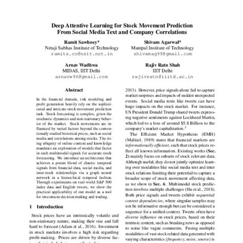 Deep Attentive Learning For Stock Movement Prediction From Social Media Text And Company