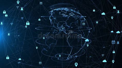 Technology Network Data Connection Digital Data Network And Cyber