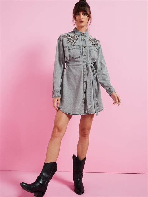 Women Main Collection Mini Short Denim Dresses S Very