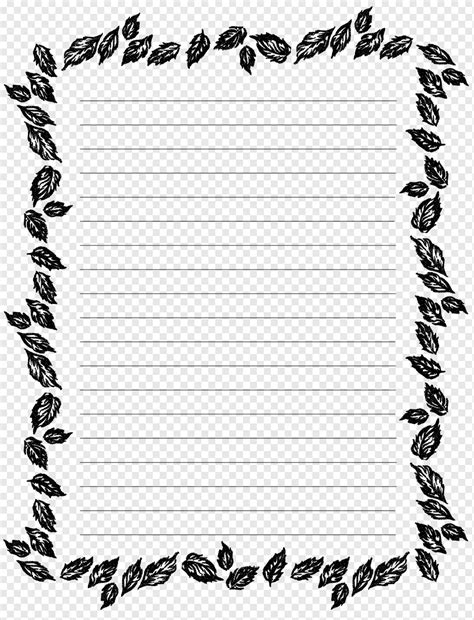 Leaf Border Black And White Clip Art Leaf Border Black And White Stock