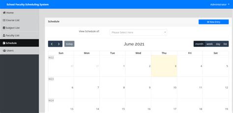Project School Faculty Scheduling System Using Php And Mysql With