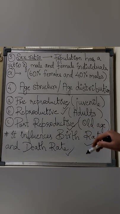 Population Attributes Part 2sex Ratio Age Distribution Organisms