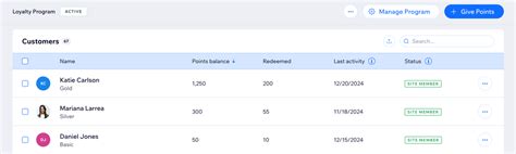 Wix Loyalty Program Adding Tiers To Your Loyalty Program Help Center